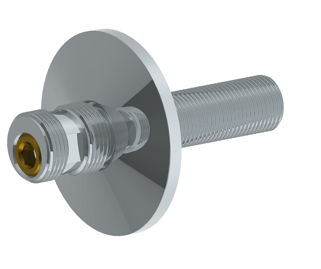 Anslutningskoppling Ru15-G20 med avstängning