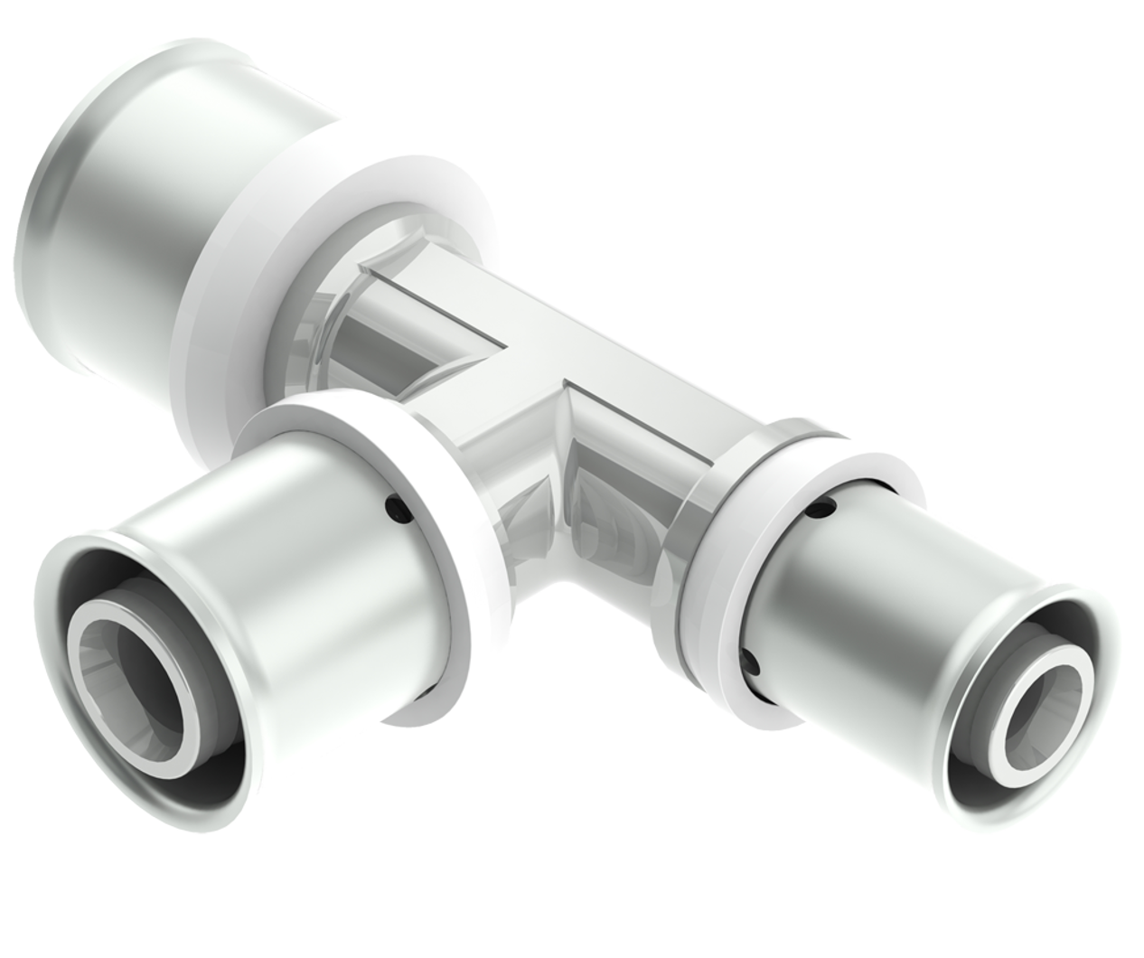 T-koppling med förminskningar 26-20-20 mm